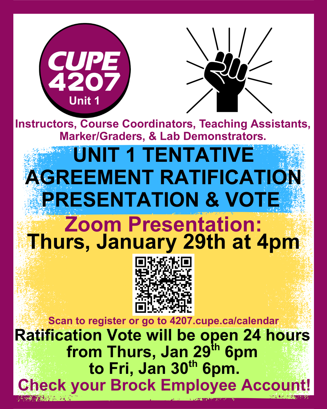 Unit 1 Tentative Agreement Ratification Presentation - CUPE 4207